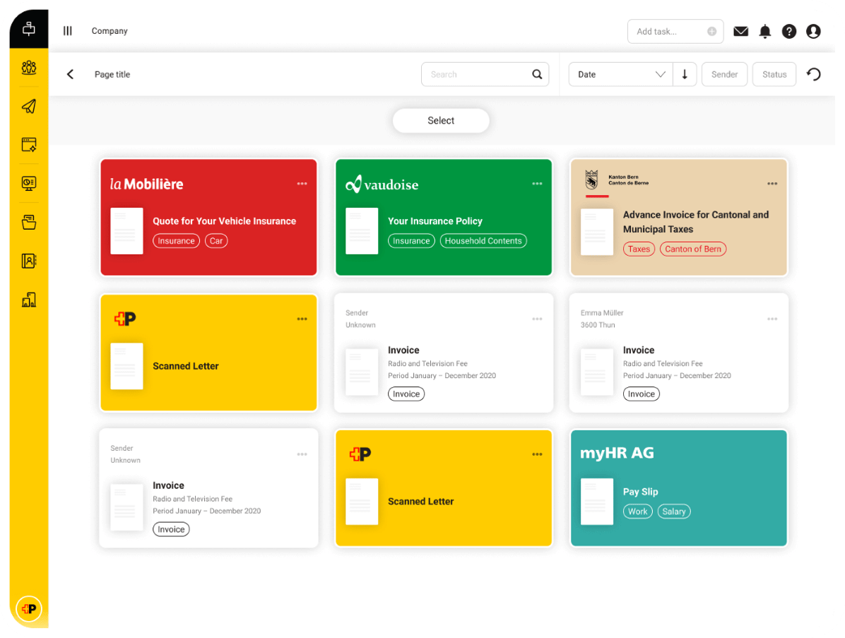 Receive business mail digitally with ScanningService | ePost Switzerland