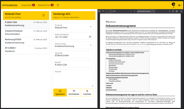 ePost Input-Management