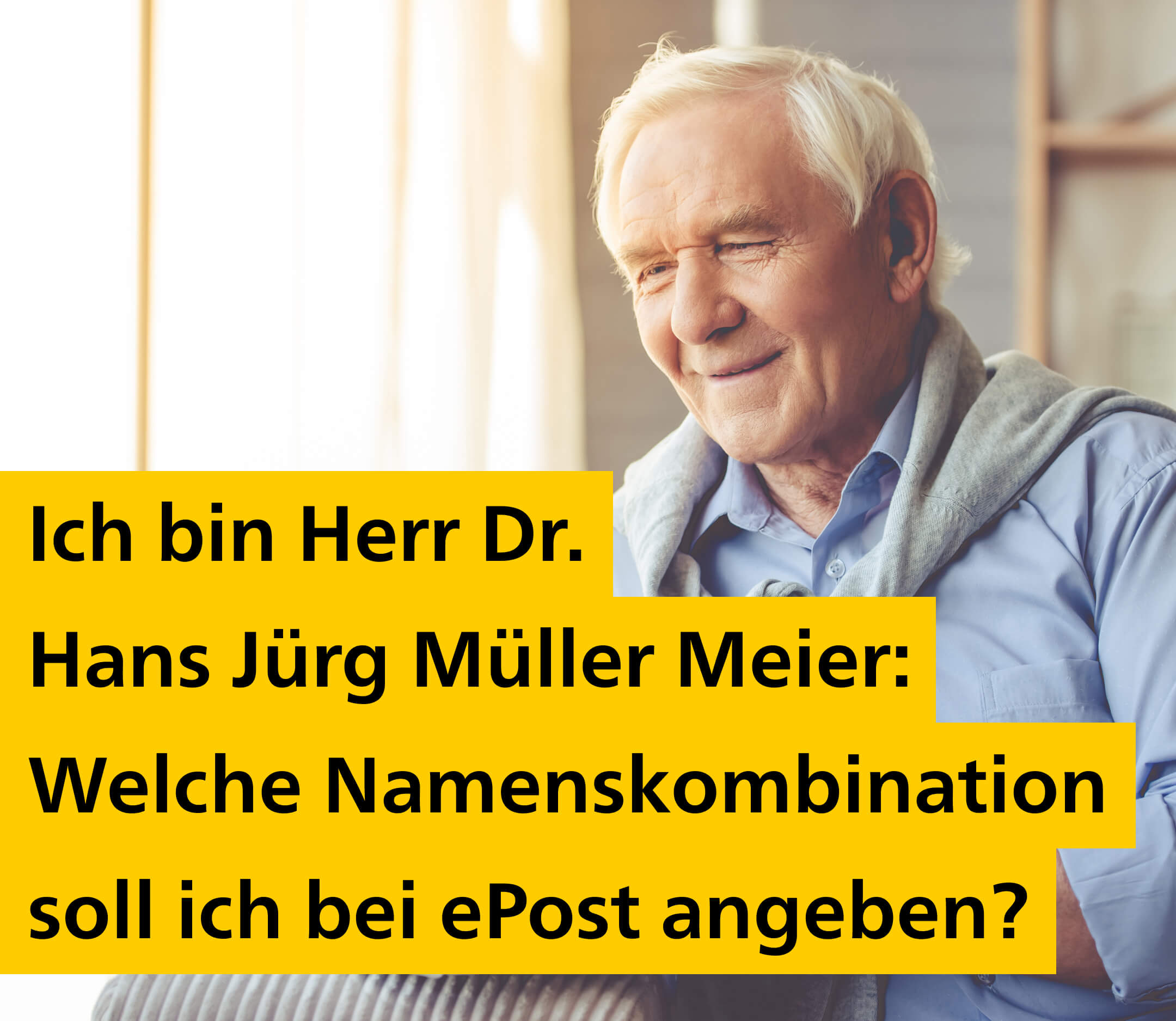 Maximiere deine Zustellungsquote, indem du deine Namen bei der ePost ...